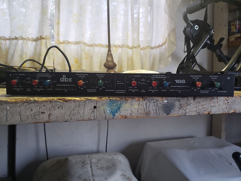 166 DBX Dual Compressor, Limiter,Gate,Over Easy Compressor. | Reverb