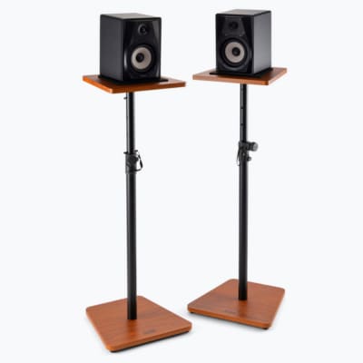 On-Stage Wood Monitor Stand ~ Pair ~ Rosewood | Reverb UK