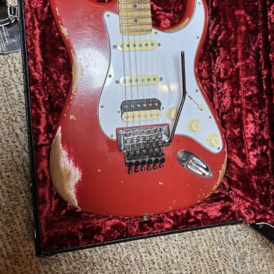 Fender Custom Shop Stratocaster 2021 Heavy Relic Dakota Red | Reverb