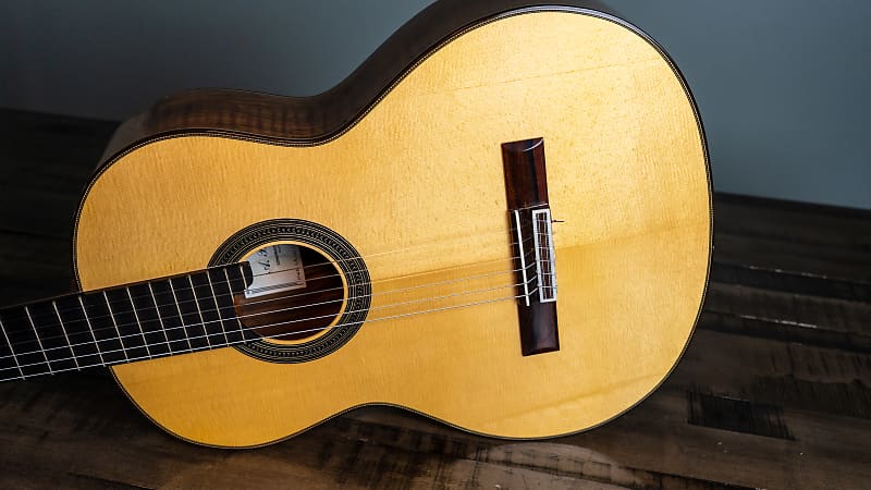 2021 Amalio Burguet 1A Spruce & Spanish Walnut | Reverb