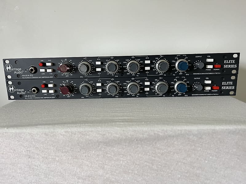 Heritage Audio HA-81A EQ Elite Series Mic Preamp / Equalizer | Reverb