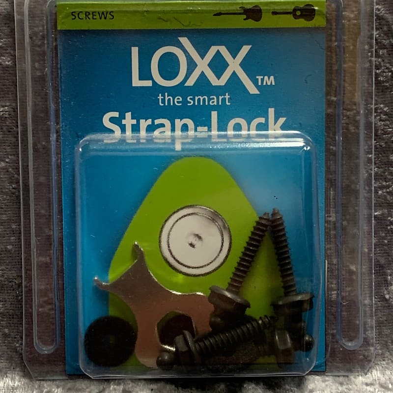 Loxx Strap Locks - L-4SCREW22BLK Screw Set 22mm (4) Black | Reverb