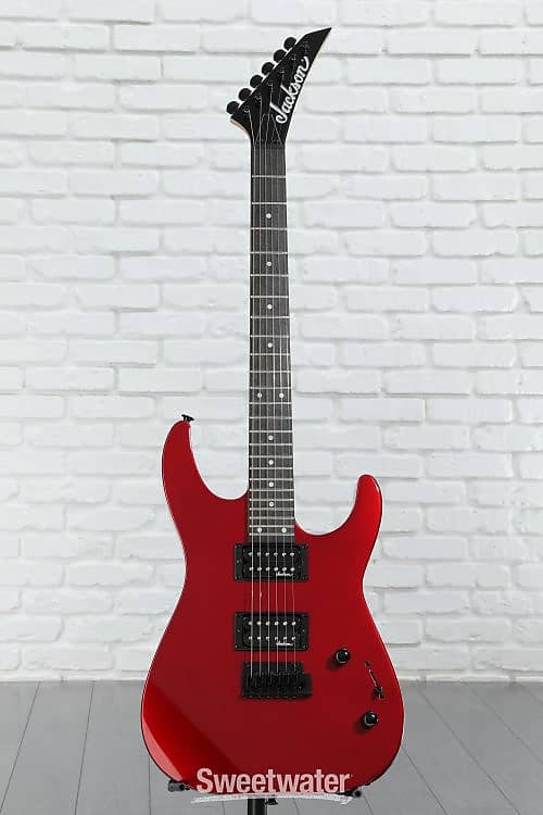 Jackson JS12 Dinky Electric Guitar - Metallic Red | Reverb