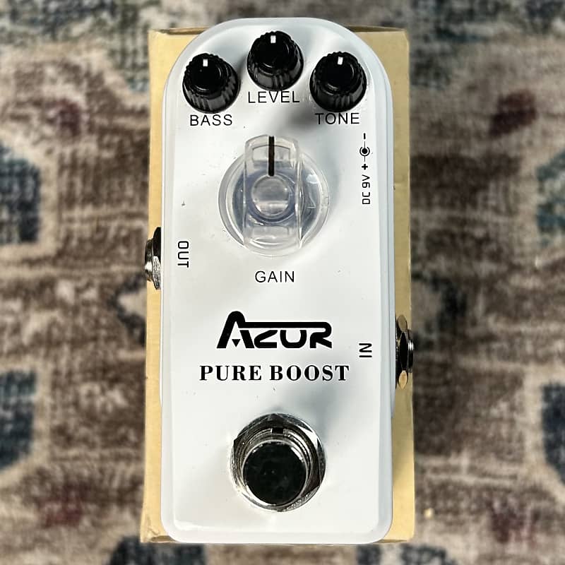 AZOR Pure Boost Mini Guitar Effects Pedal With Box! R92 | Reverb