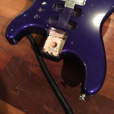 Gen. Fender Midnight Blue Purple Standard Strat Stratocaster | Reverb