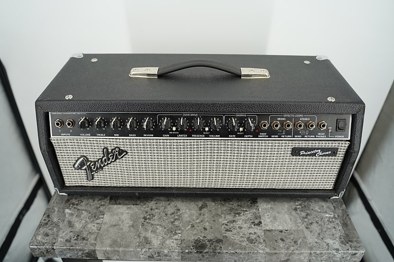 Fender Princeton Chorus Head Guitar Amp Solid State 125 Watts | Reverb