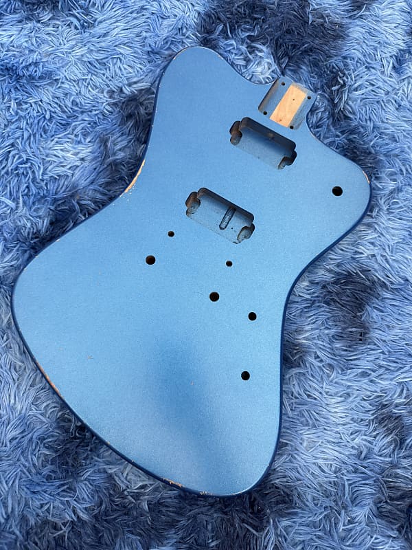 Custom Non Reverse Firebird Alder Body - Relic Blue | Reverb