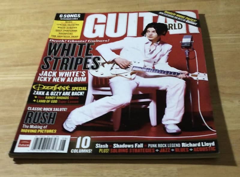 Guitar World Magazine Back Issue August 2007: Jack White | Reverb