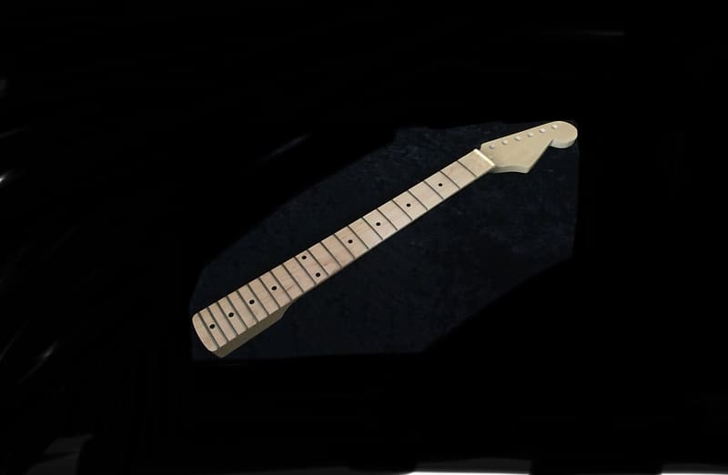 NEW 21 Fret All-Maple Stratocaster Neck | Reverb