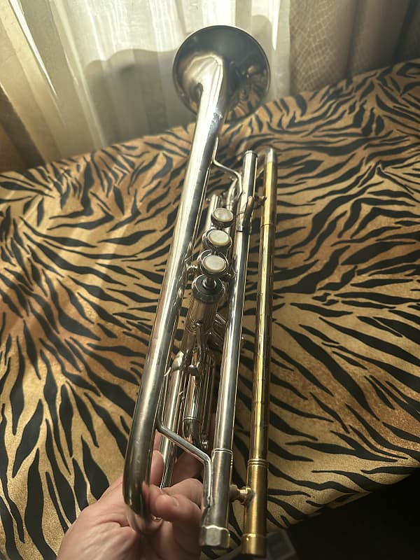 Bach Stradivarius Trumpet model 37 Mid-80's - Silver Plated | Reverb