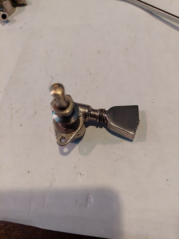 Grover Nickel Rotomatic Keystone Metal Button Treble Side | Reverb