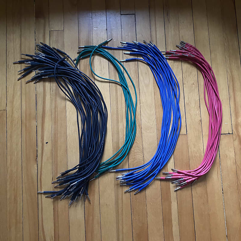 Lot of (71) Redco Bantam TT to TT patch cables (Mogami 2893 | Reverb