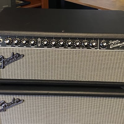 Fender Super Bassman 300-Watt Bass Amp Head - Black w/Road | Reverb