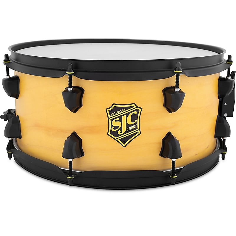 SJC Drums Pathfinder Snare Drum 14 x 6.5 in. Cyber Yellow | Reverb