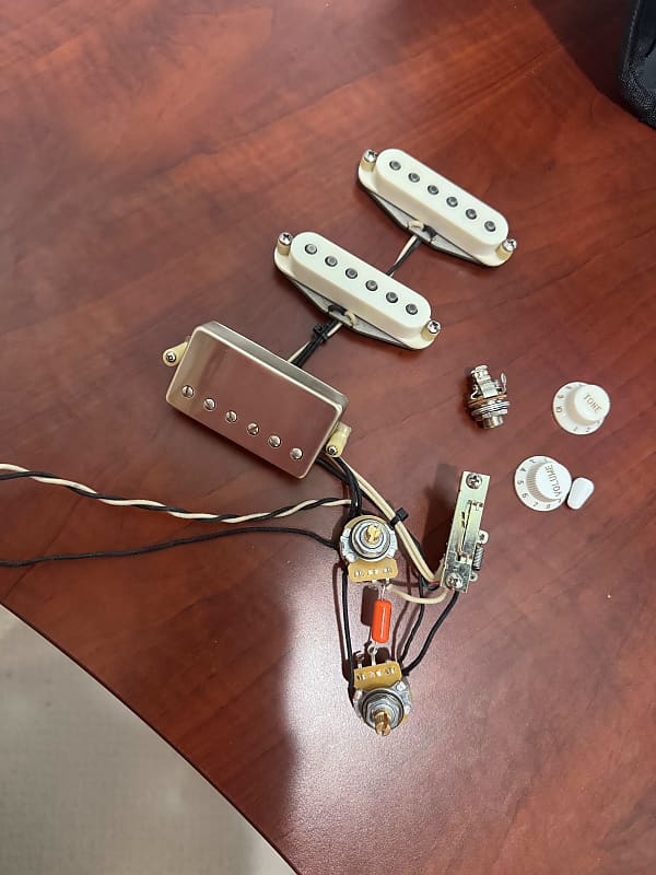 Schecter USA Custom Shop HSS pickup set 2023 - White and | Reverb