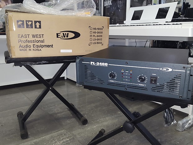 East West PL-3400 Professional Power Amplifier 3400W | Reverb