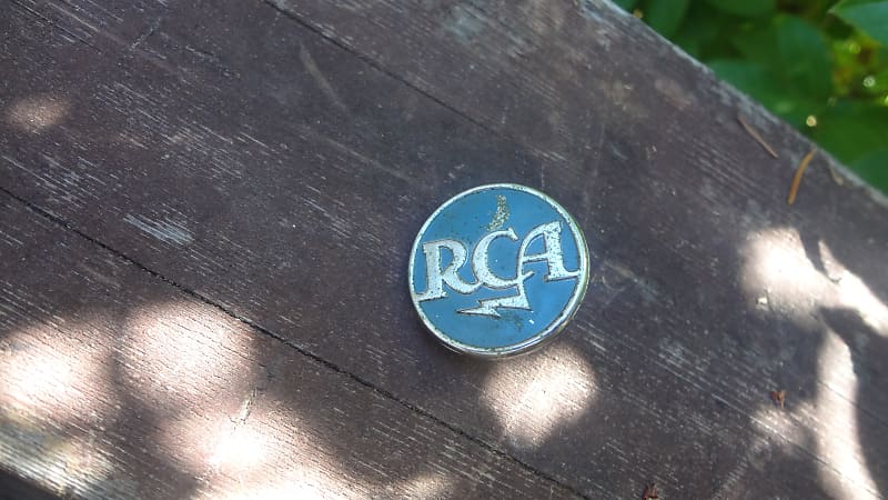 RCA Amplifier Blue "Meatball" Emblem 1950's-1970's | Reverb