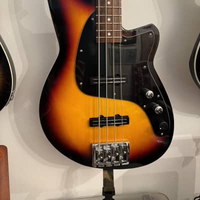 REVEREND Rumblefish Ridged Aluminum Electric Bass Guitar w/ | Reverb