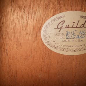 Guild 1990 D 15 WG Red With OHSC | Reverb