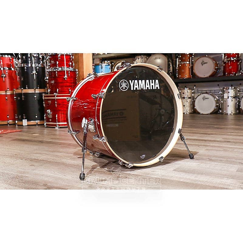 Yamaha Stage Custom Birch Bass Drum 22x17 Cranberry Red | Reverb