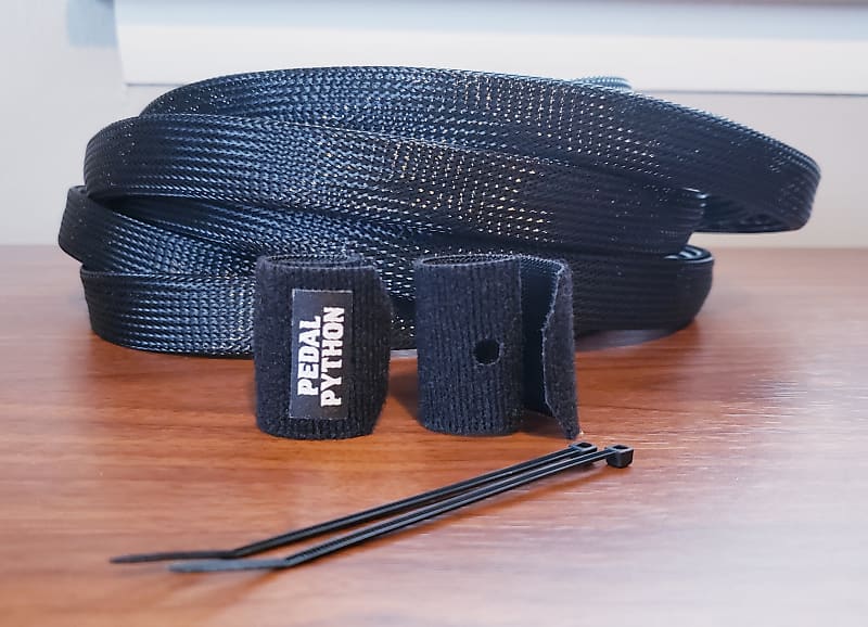Pedal Python 20 Ft Cable Management System 2018 Black | Reverb