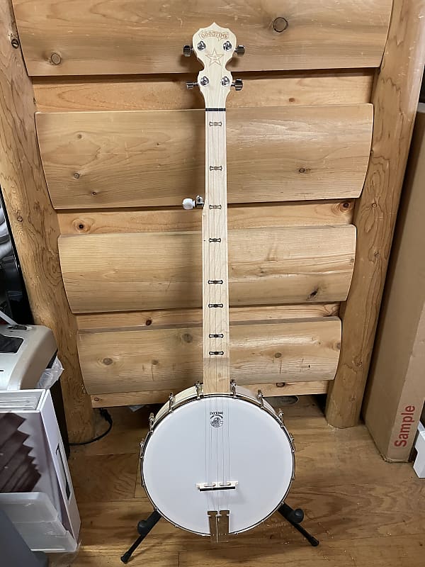 Deering Goodtime Fretless open back banjo 2023 - Natural | Reverb