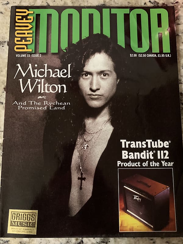 Peavey Monitor Magazine 1996 Michael Wilton Classic 20 30 50 | Reverb