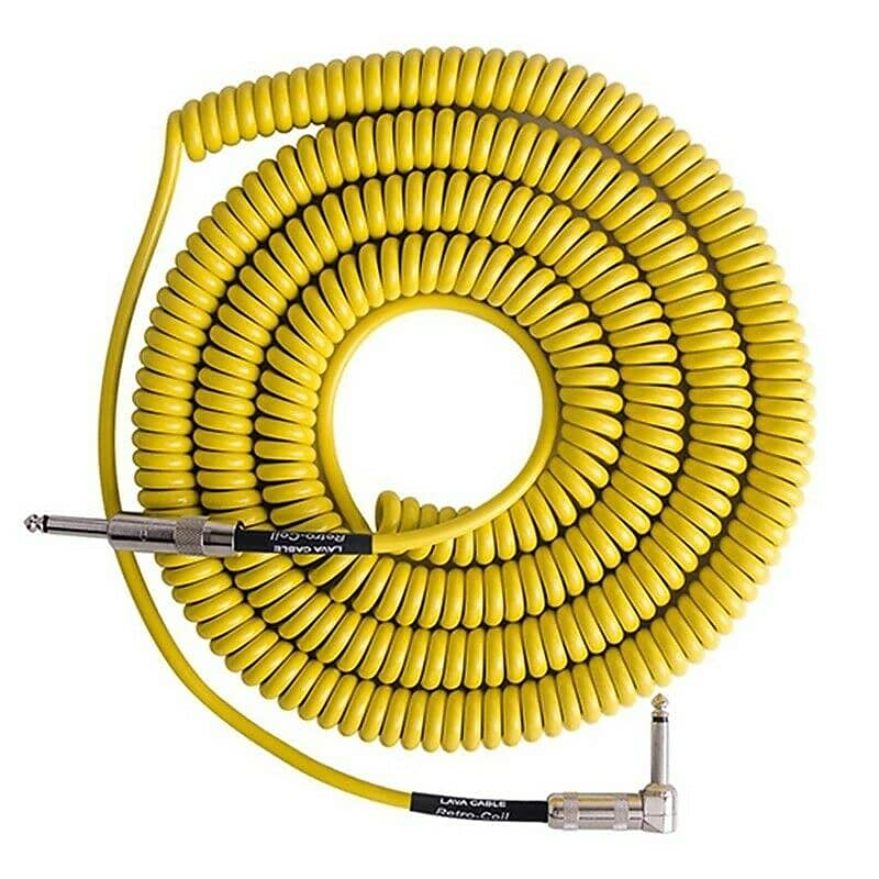 Lava Cables Retro Coil Instrument Guitar/Bass Cable Straight | Reverb