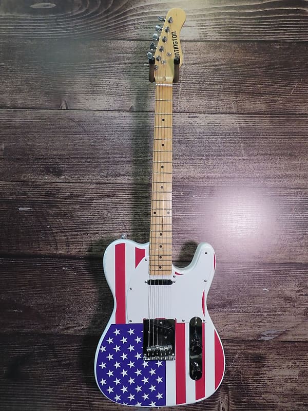 American Flag Graphic cutout Electric Guitar (Edison, NJ) | Reverb