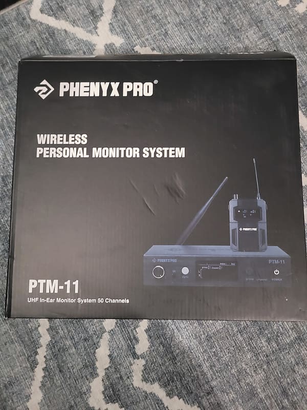 Phenyx Pro PTM-11-1B | UHF Mono Wireless In-Ear Monitor | Reverb