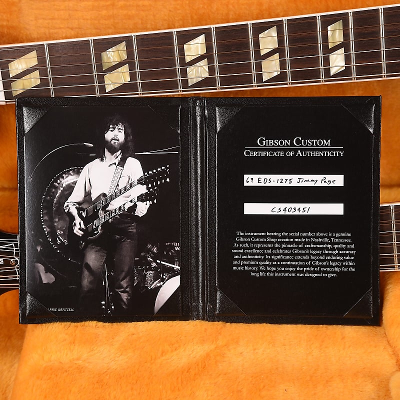 Gibson Custom Shop Jimmy Page Signature EDS-1275 | Reverb