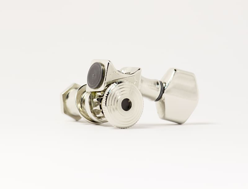 Sperzel Trim-Lok Open 6 in line Nickel locking tuner | Reverb