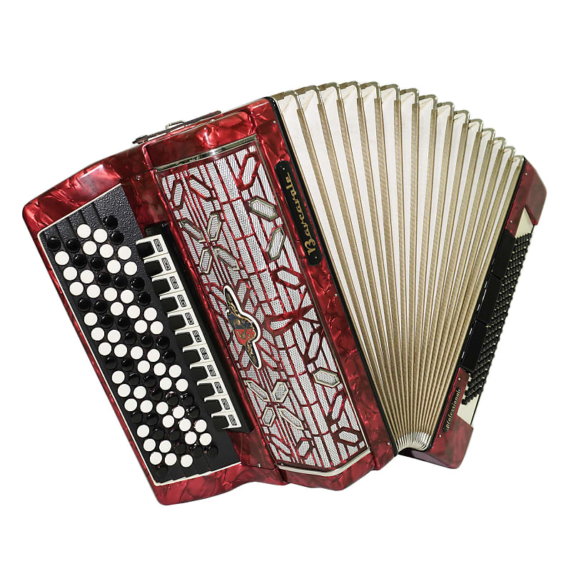 Barcarole Professional 5 Row Button Accordion, made in | Reverb