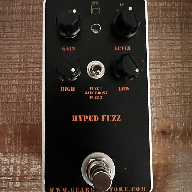 Geargas Custom Hyped Fuzz 2023 - Black | Reverb