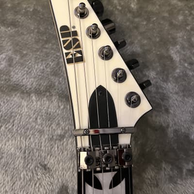 RARE ESP Standard NV EMGs Reverse Headstock Iron Cross Inlays | Reverb