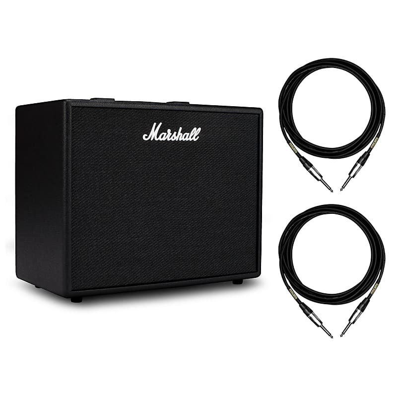Marshall CODE50 Digital Combo Amplifier Bundle with 2 Mogami | Reverb
