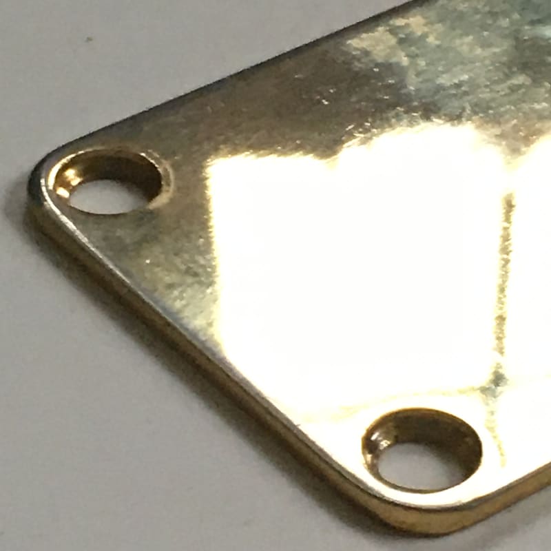 Vintage Fender Aged Gold Neck Plate Relic Tele Electric | Reverb UK