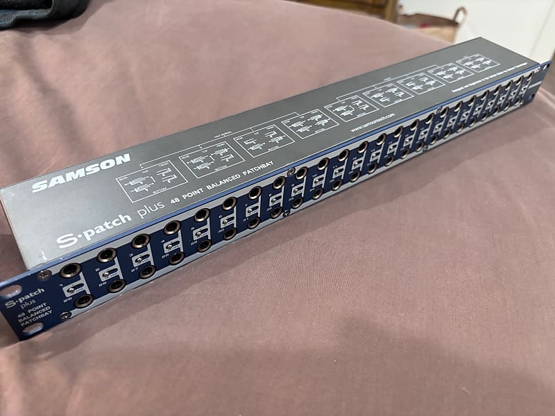 Samson S-Patch Plus S Class 48-Point Balanced Patchbay 2010s | Reverb