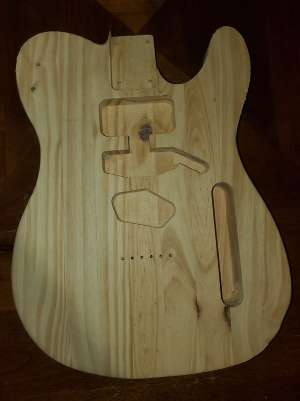 Contoured Nashville Telecaster Body | Unfinished Reclaimed | Reverb