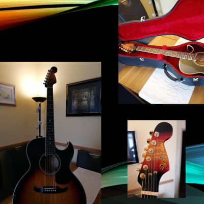 Fender EL RIO Sunburst - Custom Made Japan Electro Acoustic | Reverb