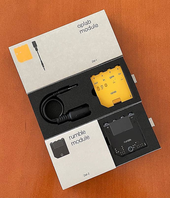 Teenage Engineering op-lab ZM-1 & rumble ZM-2 module bundle | Reverb