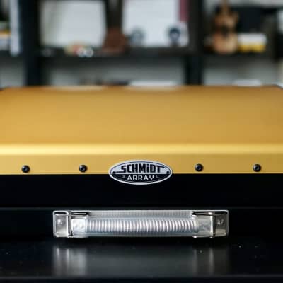 Schmidt Array SA450 Pedal Board with Gold Lid & Soft Case | Reverb