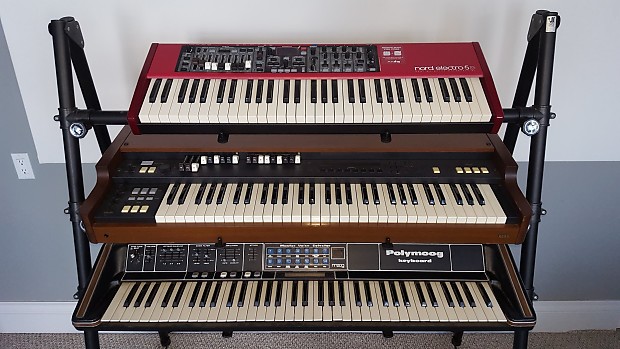 Ultimate Support Vintage Black KS22 A frame triple tier | Reverb