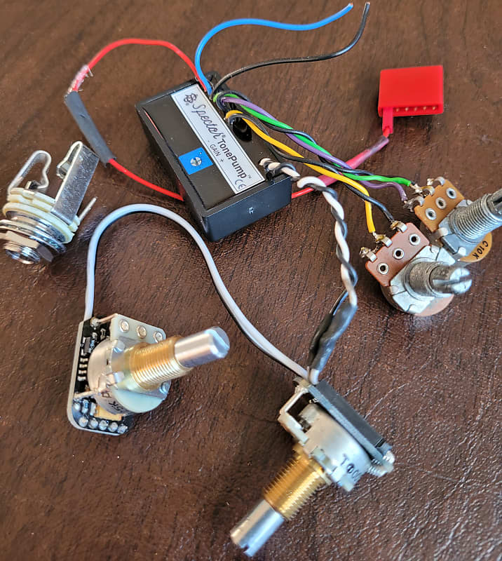 Spector Tonepump 2023Bass Preamp w/ EMG Volume and Low Pass | Reverb