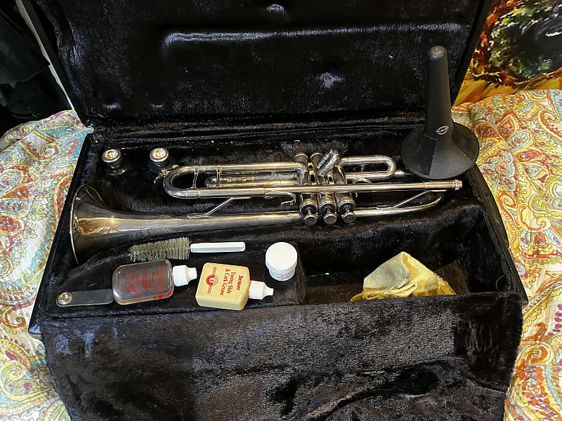 Benge 65B USA Silver Trumpet w Case | Reverb