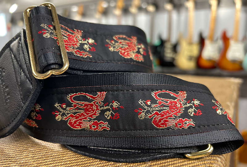 Souldier Red Dragon Guitar Strap *Free Shipping in the USA* | Reverb