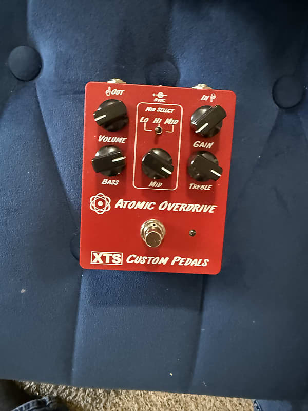 XTS Custom Pedals Atomic Overdrive - Red | Reverb