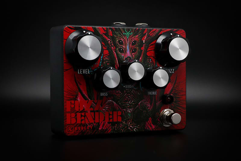 Keeley "Red Fury Fossilos" Fuzz Bender Hybrid Fuzz Pedal | Reverb