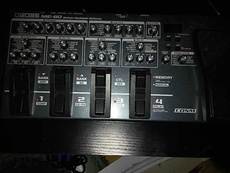 Boss ME-80 Multi-Effect Unit 2014 - Present - Carbon | Reverb