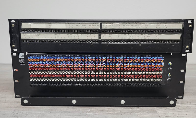 ADC Ultrapatch 96 point TT Patchbay with Punchdown Panel | Reverb